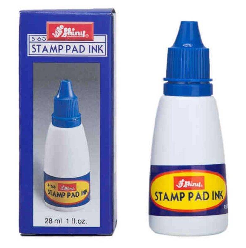 Mực đổ con dấu Shiny mực đóng dấu xanh, đỏ, đen giá rẻ - Sơn Ca