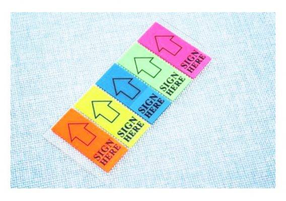 Giấy note Sign Here Pronoti - Văn phòng phẩm Sơn Ca