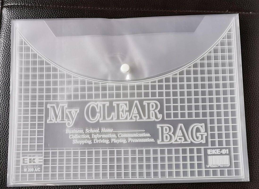 Túi đựng tài liệu CLEAR BAG - Văn phòng phẩm Sơn Ca
